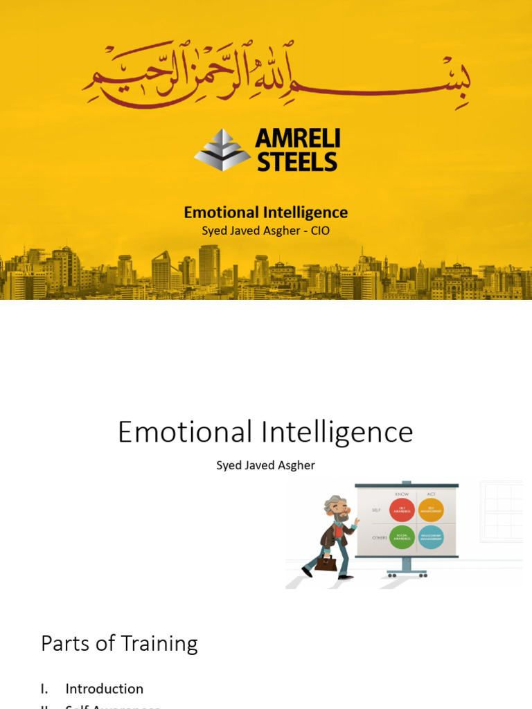 Emotional Intelligence (Part 1) | PDF | Emotional Intelligence | Emotions Emotional Intelligence (Part 1) | PDF | Emotional Intelligence | Emotions