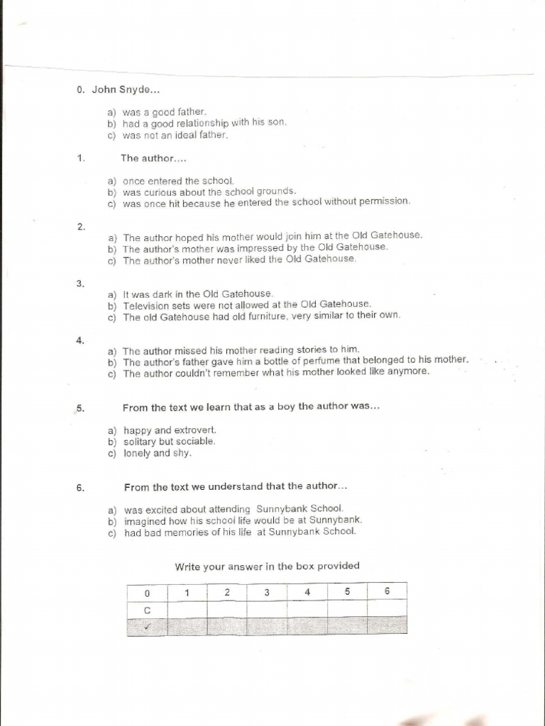Answer Sheet Task 3 | PDF