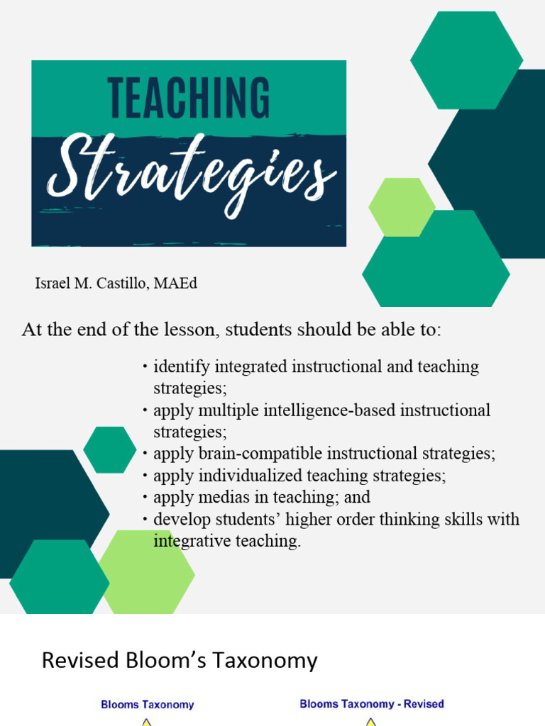 Part 03 - Teaching Strategy | PDF | Thought | Learning