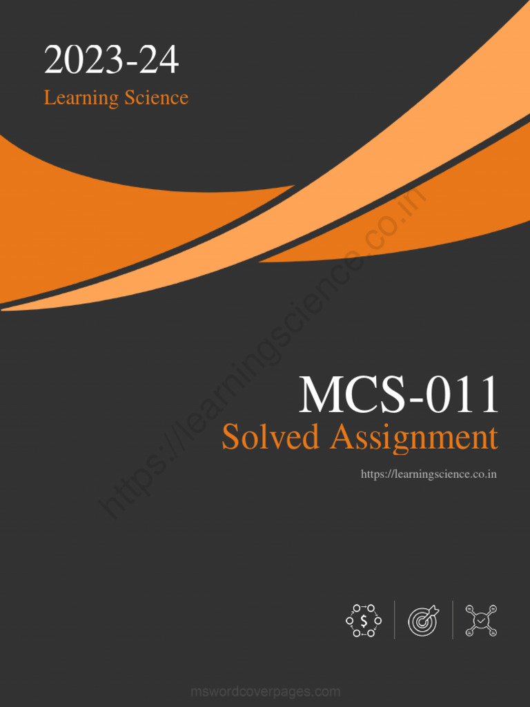 MCS-011 Solved Assignment 2023-24 - Protected | Download Free PDF | Numbers | Computer Engineering