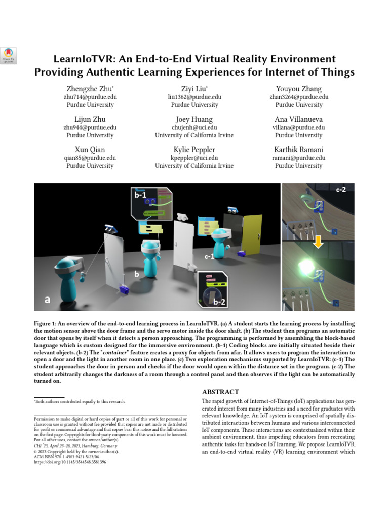 Io TVR | PDF | Internet Of Things | Virtual Reality