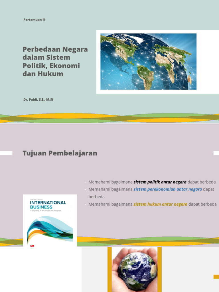Bahan 2 - Perbedaan Sistem Negara | PDF