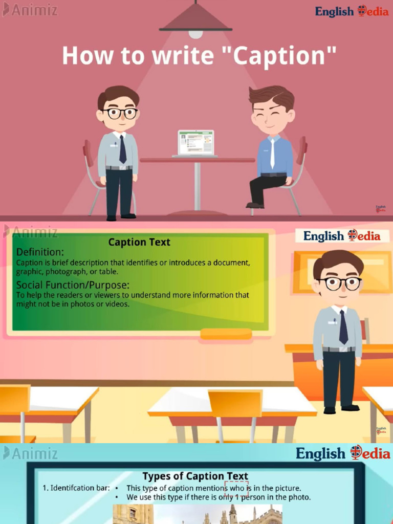 4. Materi Caption Text | PDF