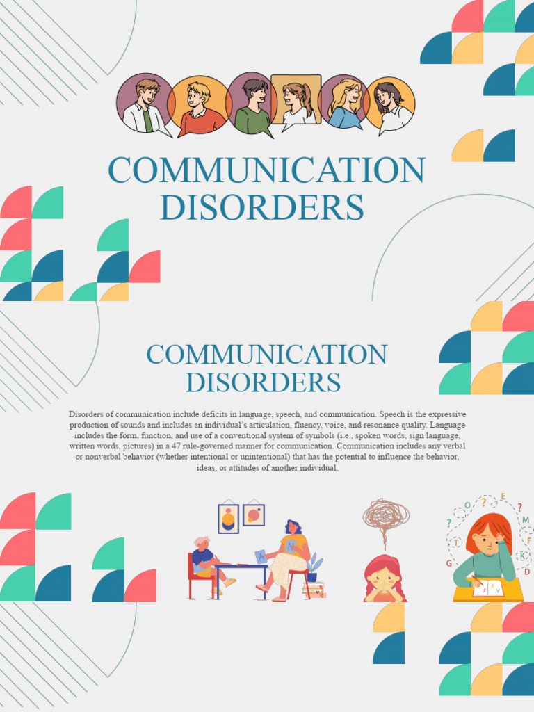 Communication Disorders | PDF | Stuttering | Speech