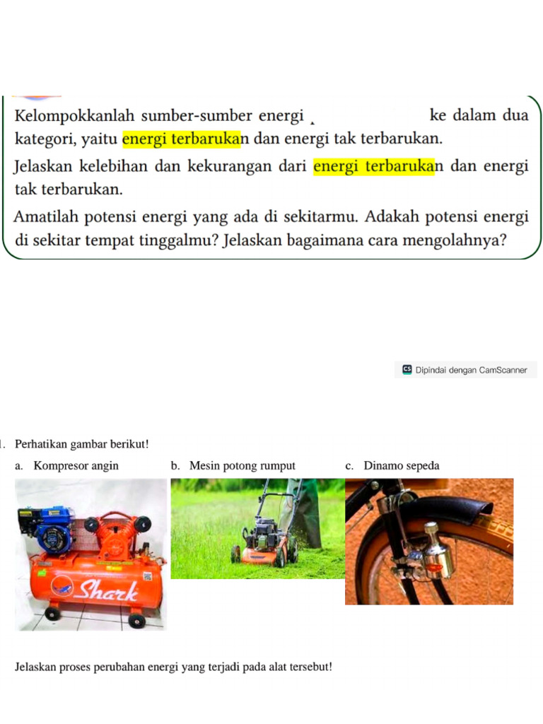 Fisika Energi Terbarukan Dan Tak Terbarukan Kls 10 | PDF Fisika Energi Terbarukan Dan Tak Terbarukan Kls 10 | PDF