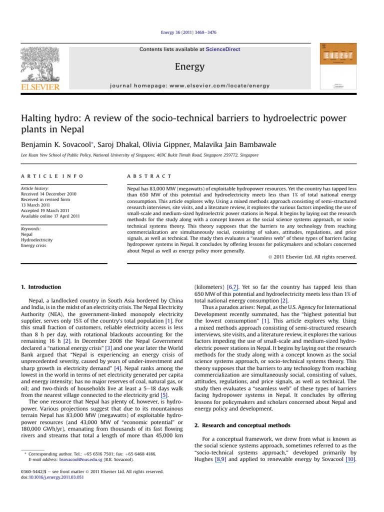 Halting_hydro_A_review_of_the_socio_tech | PDF | Hydroelectricity | Air ...
