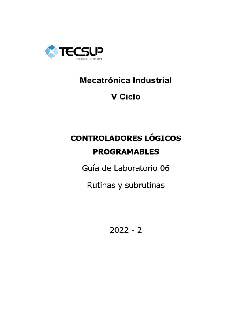 Glab S06 Paparicio 2022 02 | PDF | Parámetro (programación de computadora) | Lenguaje de ...