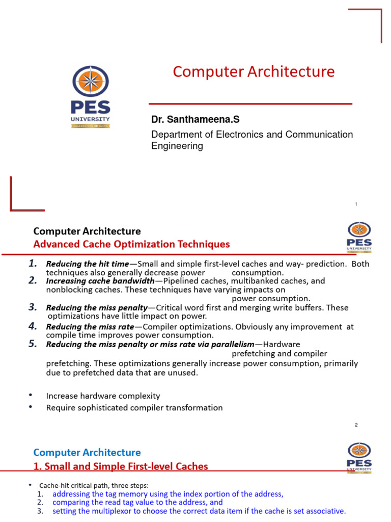 Ca 16 | PDF | Cpu Cache | Program Optimization