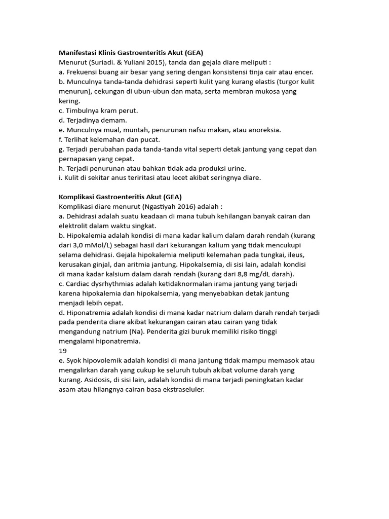 Gea Klasifikasi Pencernaan Pdf