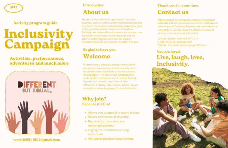 Inclusivity Campaign | PDF | Inclusion (Education) | Learning
