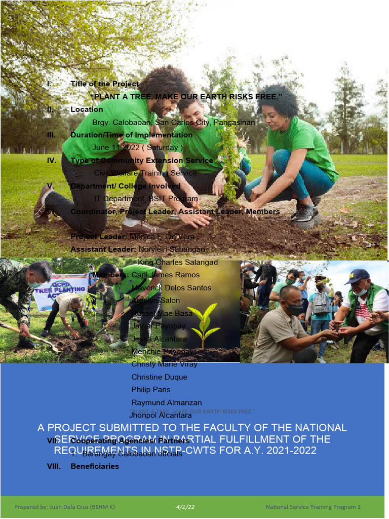 PROJECT-PROPOSAL-TEMPLATE 11111 | PDF | Natural Environment | Earth ...
