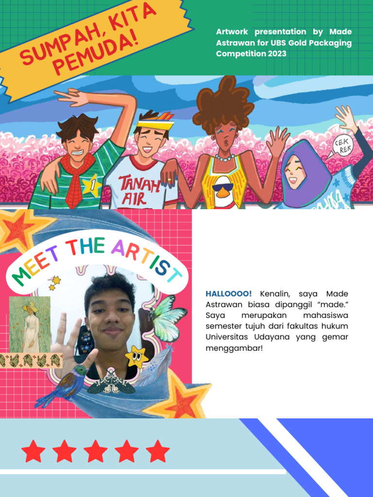 Karya Ilustrasi Sumpah Pemuda 2023 | PDF