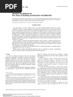 ASTM E84 Standard Fire Test Method | PDF | Duct (Flow) | Gases