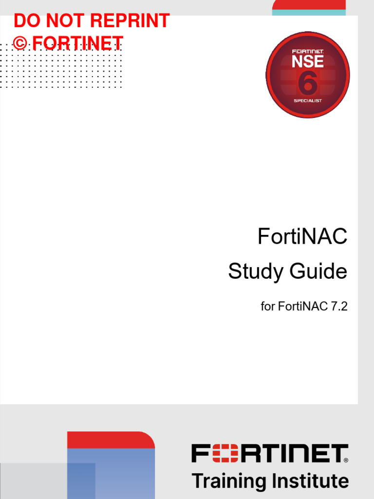 Fortinet Fortinac Study Guide For Fortinac 72 | PDF | Computer Network | Ip Address