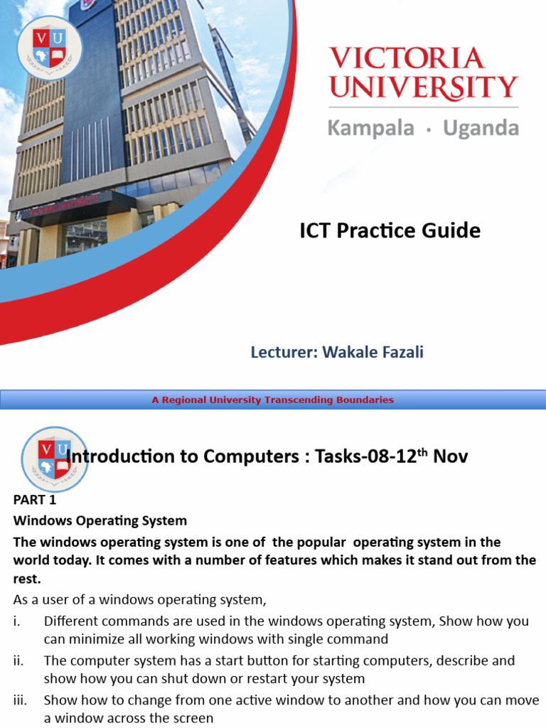Ict Practice Guide | Download Free PDF | Window (Computing) | System Software
