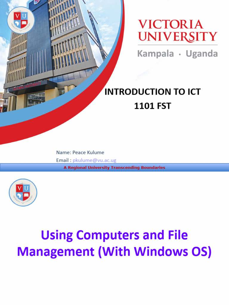 Using Computers & File Mgt(Ms Windows) | PDF | Operating System | Computer File