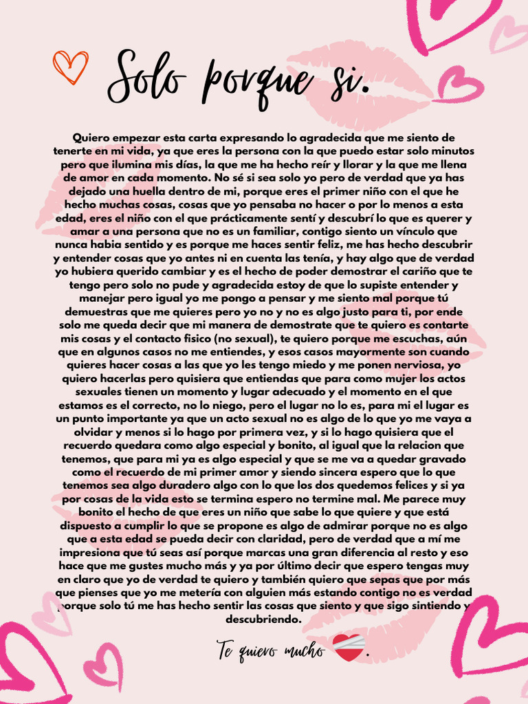 Pink Simple Love Letter - 20240316 - 000818 - 0000 | PDF | Amor