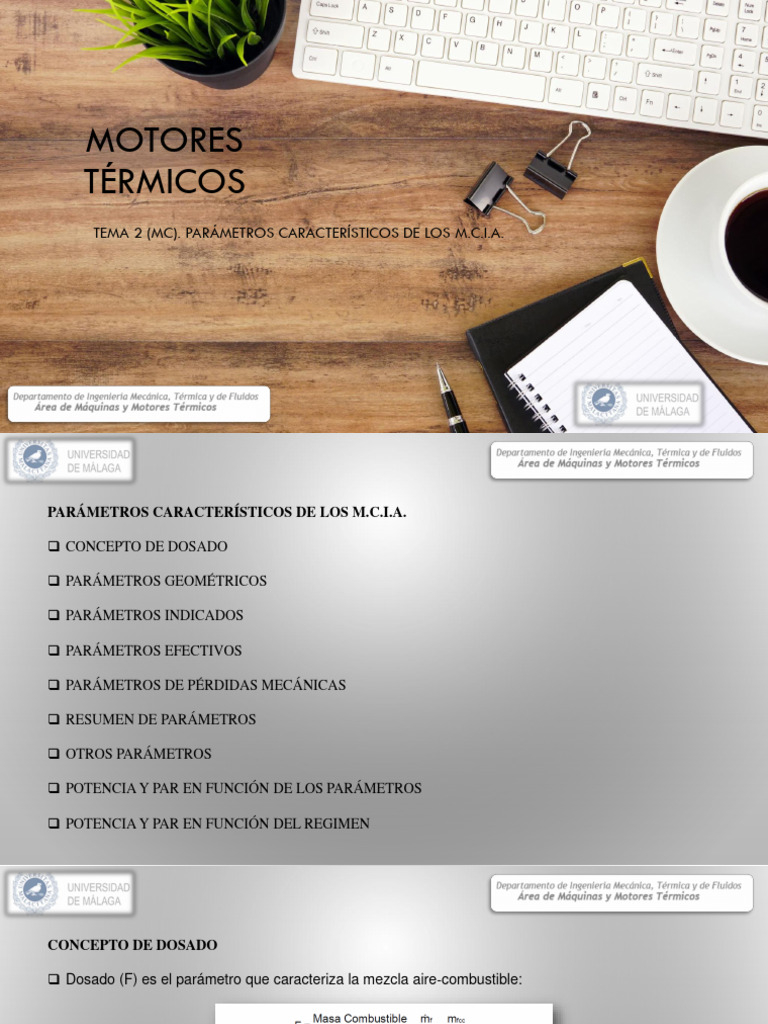 Tema 2 Adicional Motores | PDF | Pistón | Combustibles