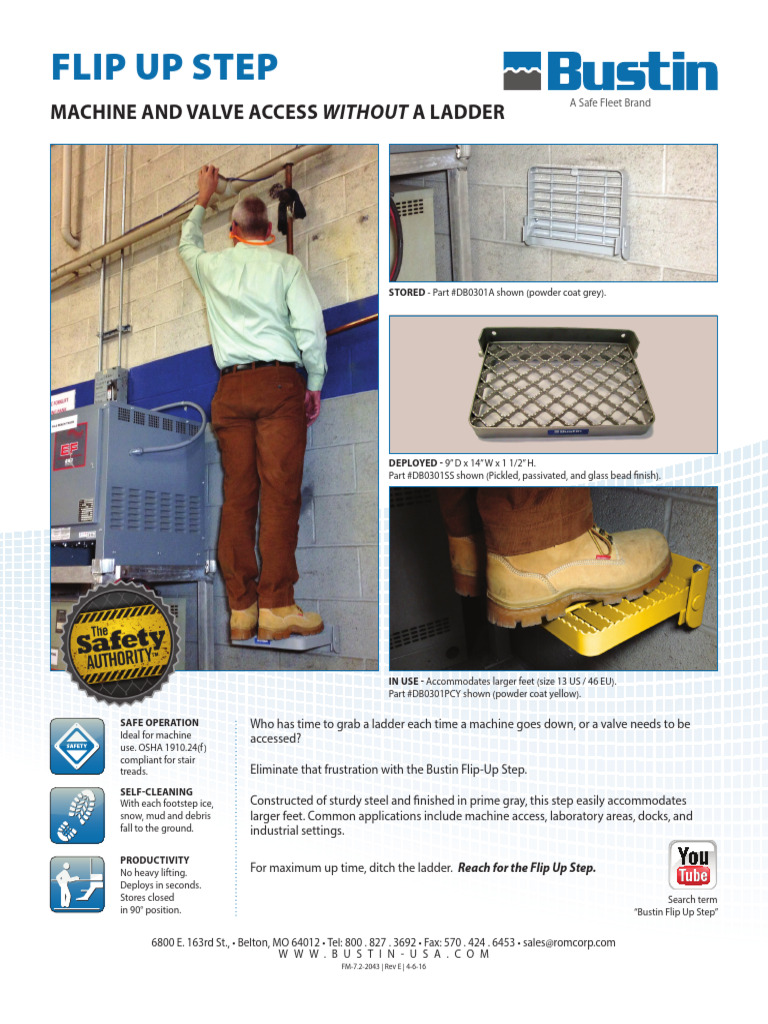FM-7.2-2043 - Bustin Flip Up Step | PDF