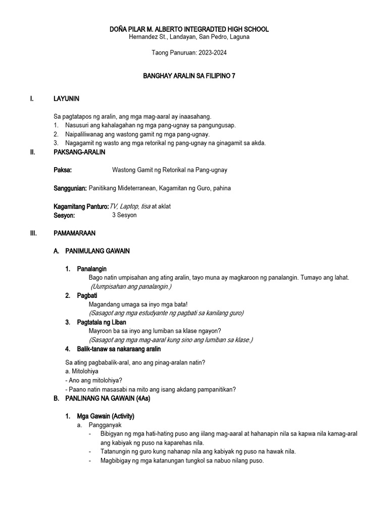 DLP Cot 1 Siega | PDF