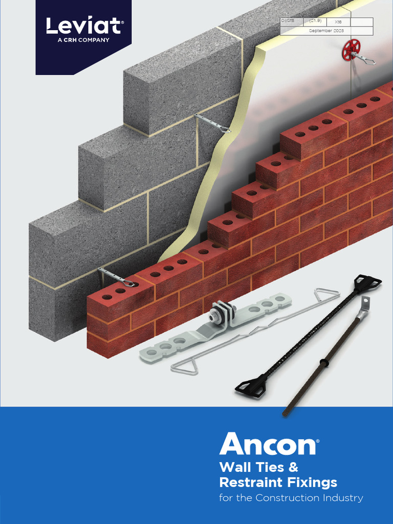 Wall Ties and Restraint Fixings | PDF | Masonry | Wall