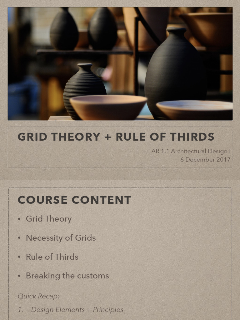 Grid Theory and Rule of Thirds Guide | PDF | Composition (Visual Arts ...