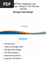 Determination of Thickness of Shell Courses For Storage Tanks Using One ...