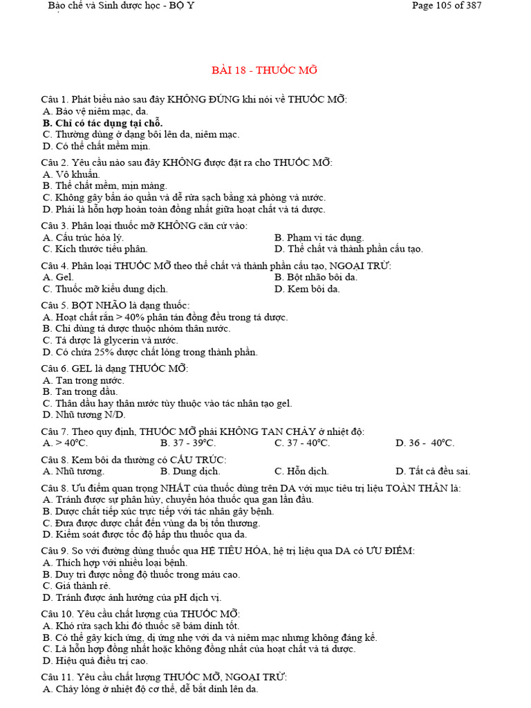 (123doc) - 900-Cau-Trac-Nghiem-Mon-Bao-Che-Theo-Bai-Co-Dap-An-Full | PDF