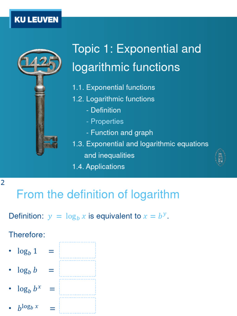 MB A 1.2 Logarithmic Functions Part 2 | PDF | Logarithm | Function (Mathematics)
