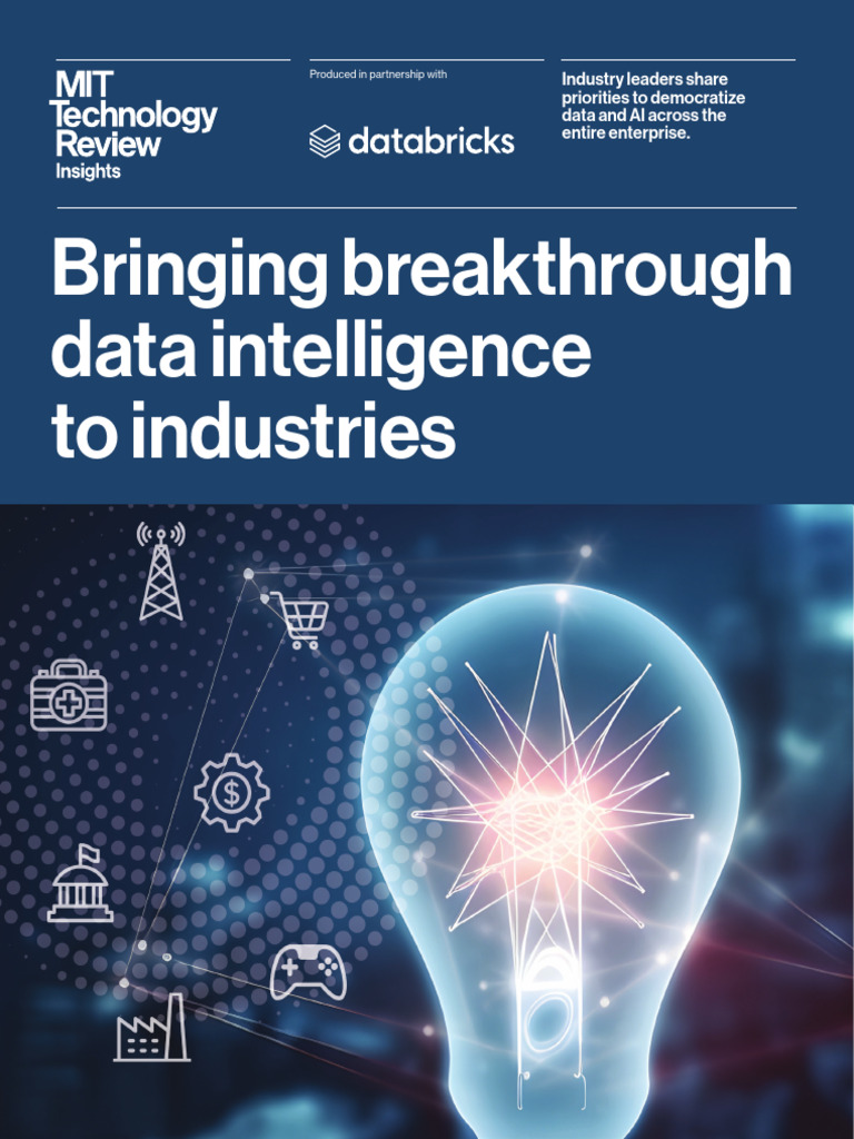 Mit Bringing Breakthrough Data Intelligence To Industries | PDF ...