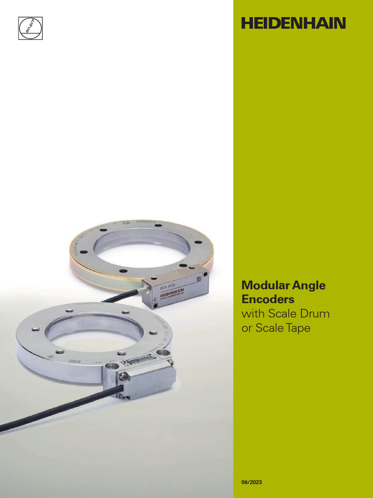Heidenhain_Modular_Angle_Encoders_Scale_Drum_Tape | PDF | Sensor | Machines