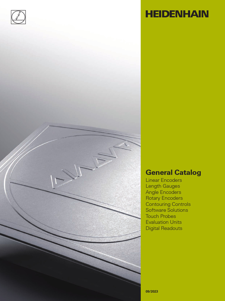 Heidenhain General Catalog | PDF | Machining | Numerical Control