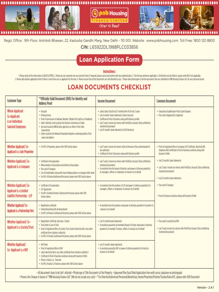 Home Loan Application Form - WEB | PDF | Loans | Limited Liability ...