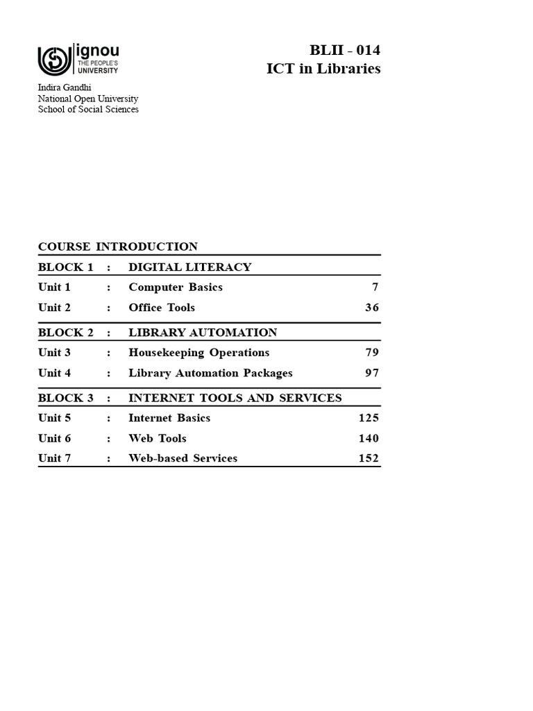 BLII Course Introduction | Download Free PDF | Application Software ...