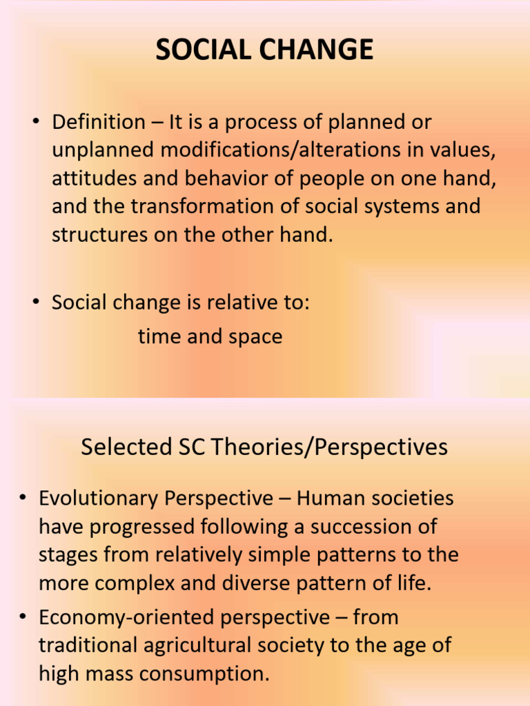 Social Change - Planned Change | PDF | Society | Rationality