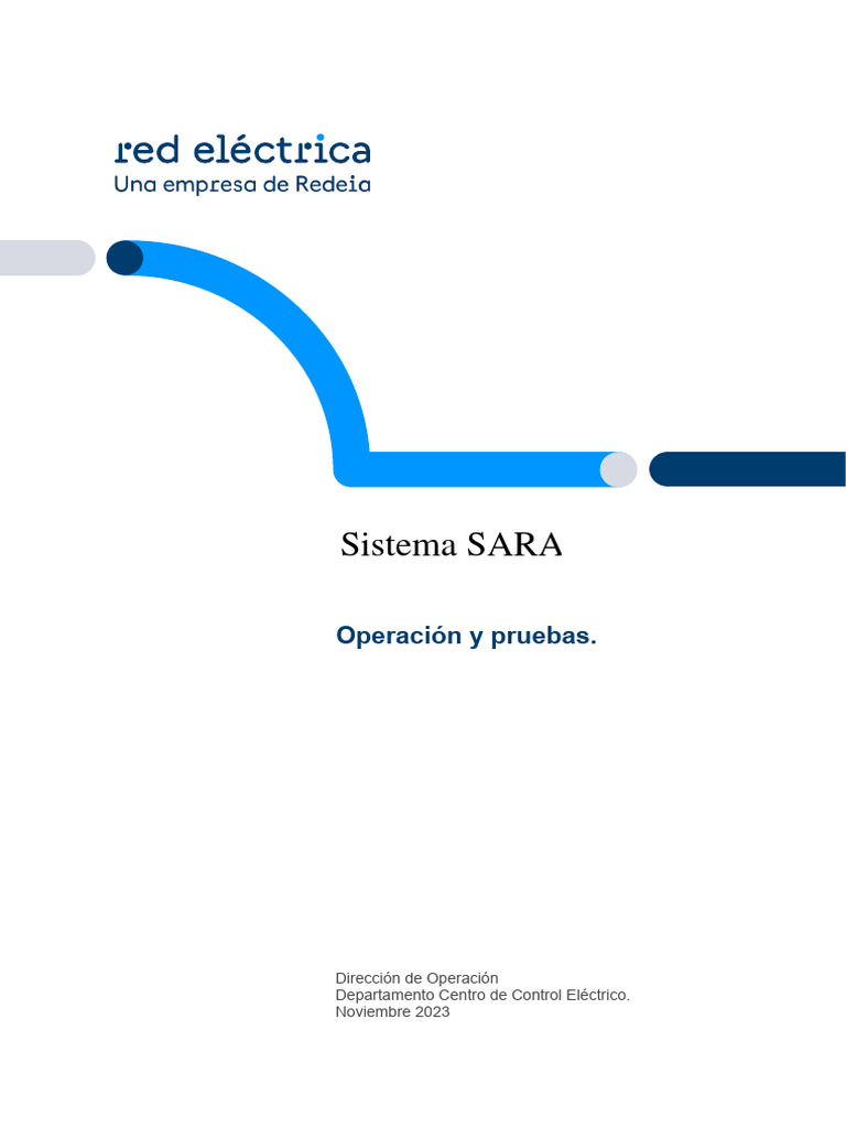 Sistema SARA Operación y Pruebas | PDF | Ingenieria Eléctrica ...