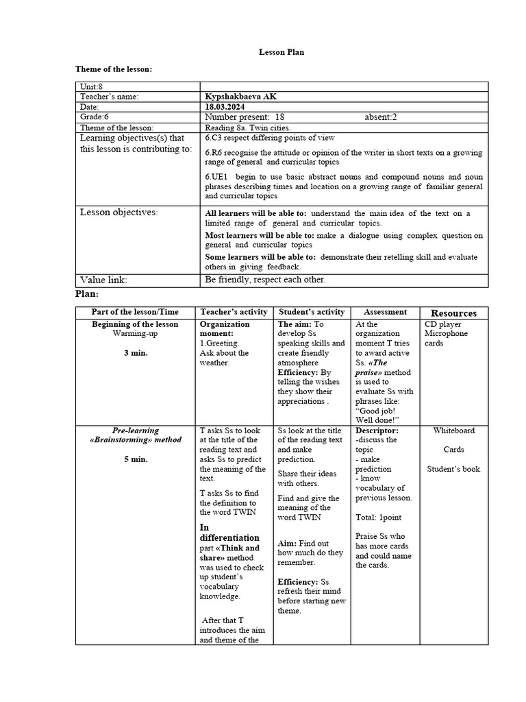 Formative Assessment Pdf Learning Vocabulary