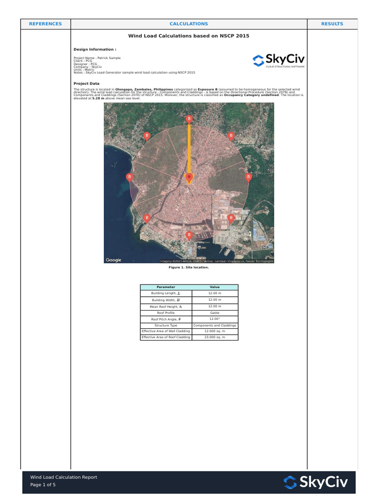 Wind Report - NSCP 2015 Components and Cladding | PDF | Wound | Topography
