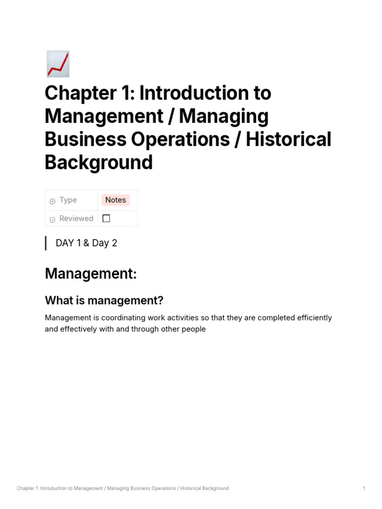 Introduction to Management Basics | PDF | Business | Social Psychology
