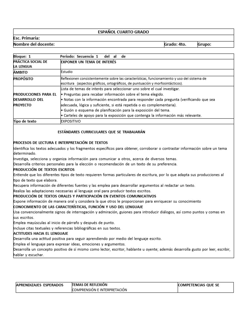 Semana 1 | PDF | Maestros | Escritura