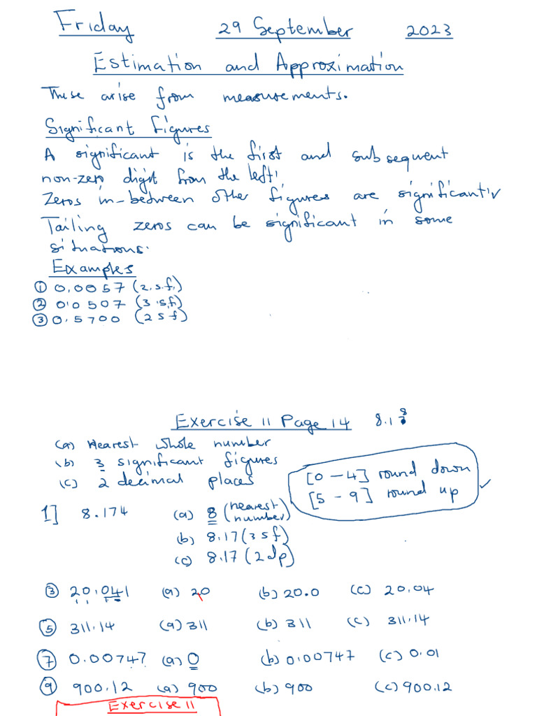 Estimation and Approximation | PDF