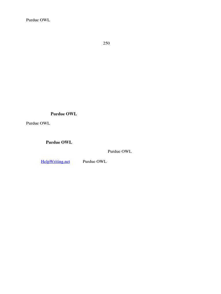 Purdue Owl Abstract | PDF | Apa Style | Citation