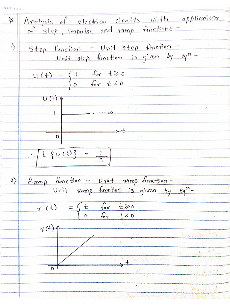 Functions Step Ramp Impulse | PDF Functions Step Ramp Impulse | PDF