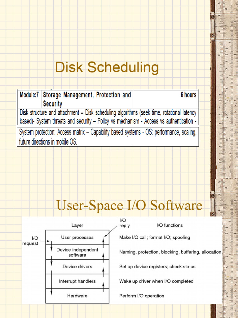 Disk Scheduling Mar 30 | PDF | Disk Storage | Computer Science