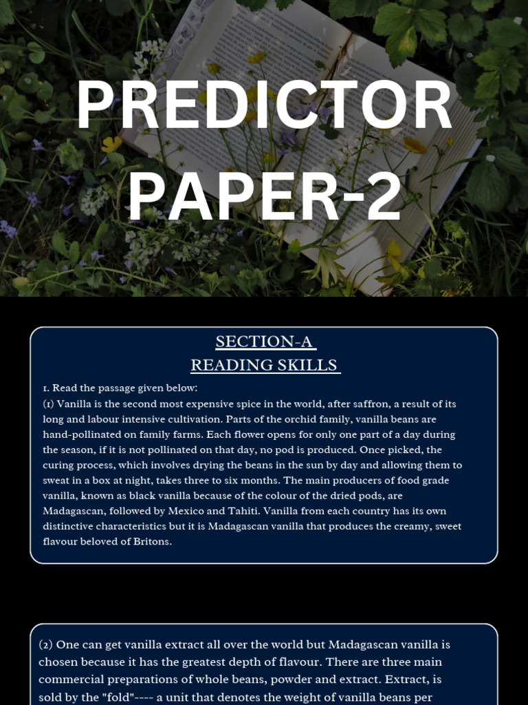 Predictor Paper-2 | PDF | Vanilla