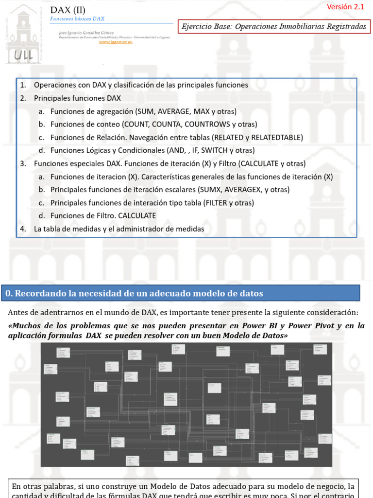 05b DAX II Funciones Basicas | PDF | Función (Matemáticas) | Multiplicación