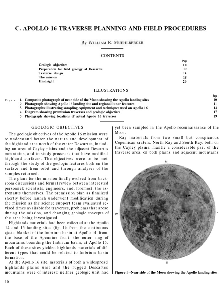 Traverse | PDF | Apollo Program | Moon
