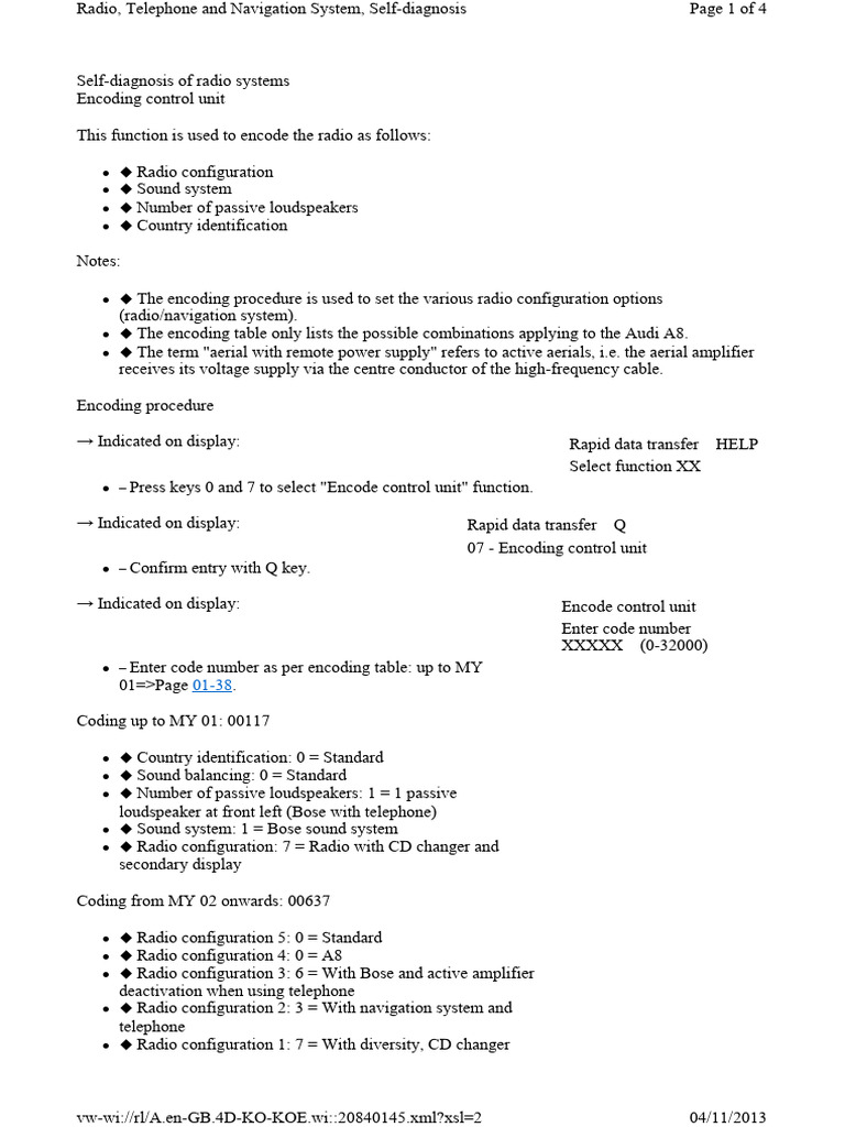 d2 Radio Coding | Download Free PDF | Radio | Electricity