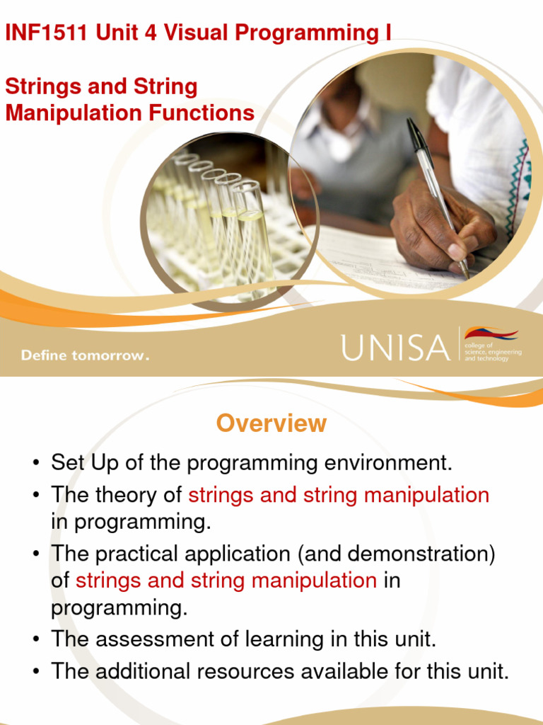 2024_Unit4 Strings | PDF | String (Computer Science) | Computer Programming
