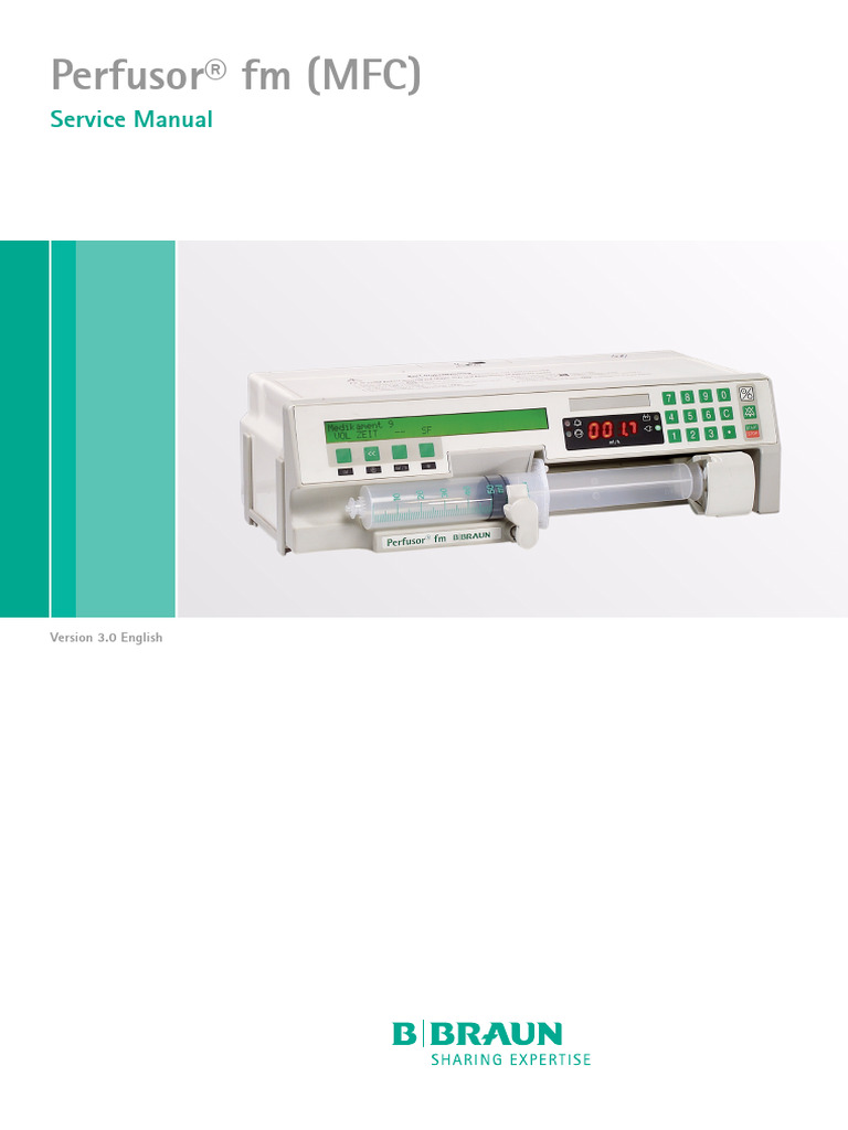 Perfusor FM (MFC) 3 0 GB Online | PDF | Electrostatic Discharge ...